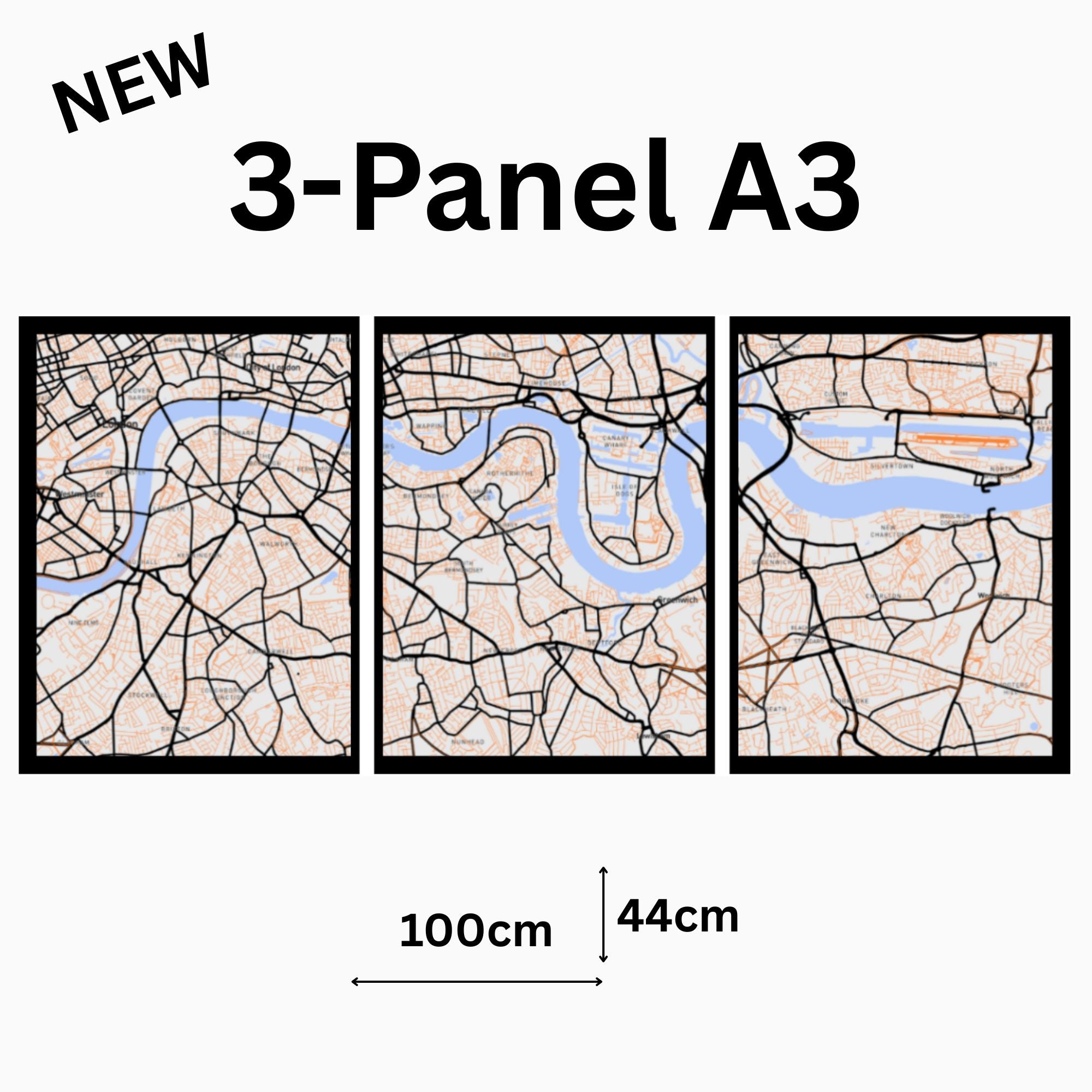 3-Panel Wooden Maps – The Magic Crayons