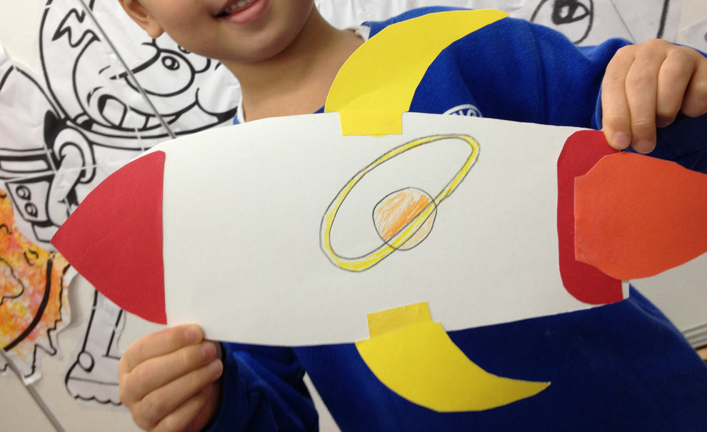 Free Children's Rocket Ship Craft Template. Digital Download. – The ...