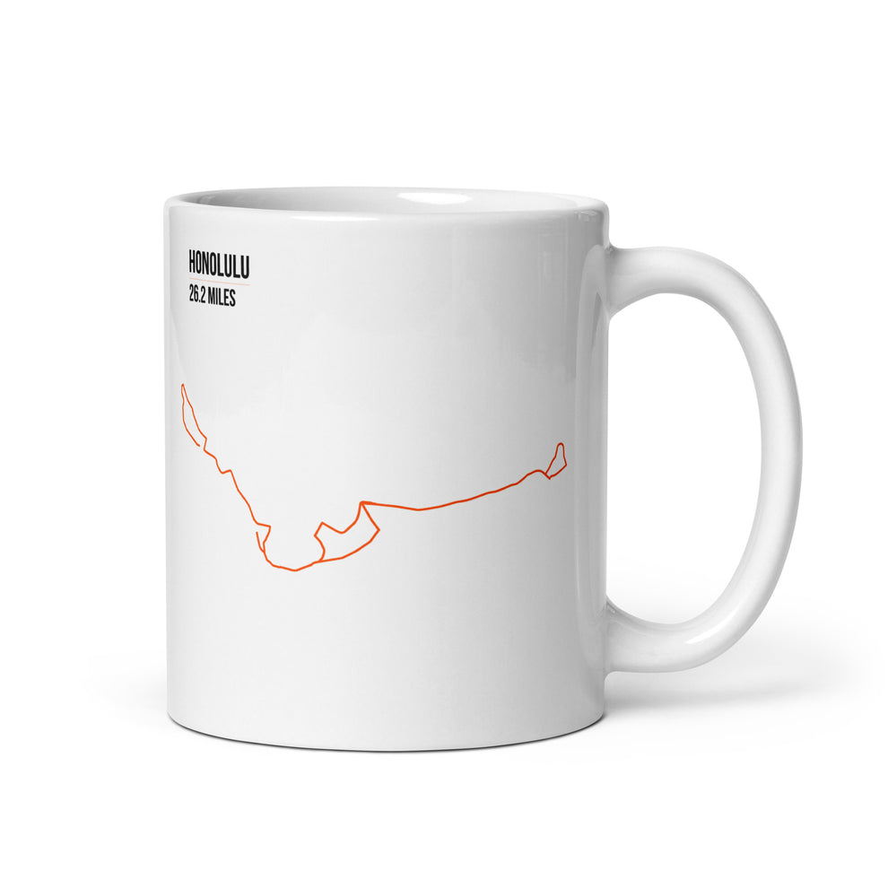 Honolulu 26.2 Miles Running Route Coffee Mug – The Magic Crayons